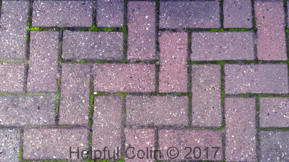 Removing Block Paving Moss From My Driveway - Helpful Colin